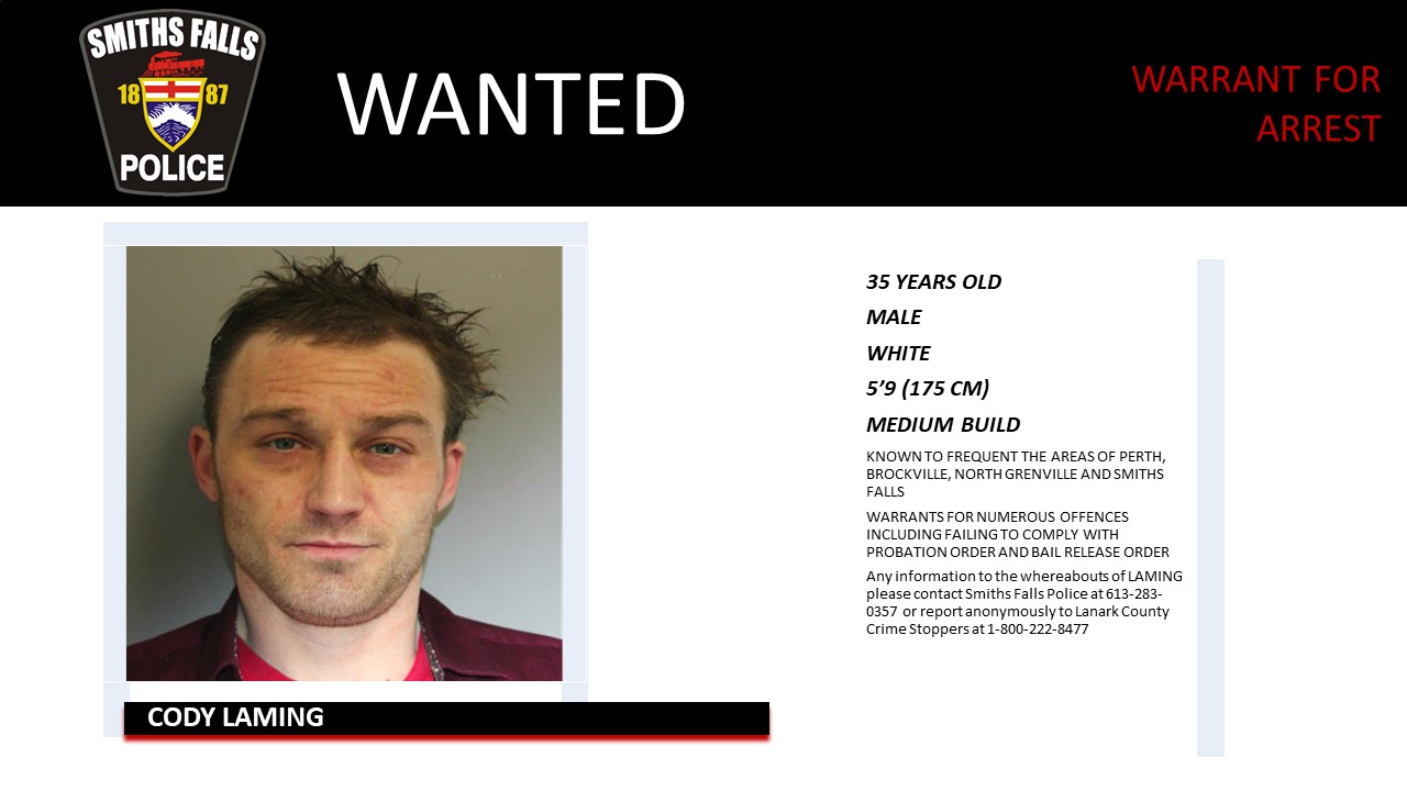 WANTED PERSONS - Town of Smiths Falls